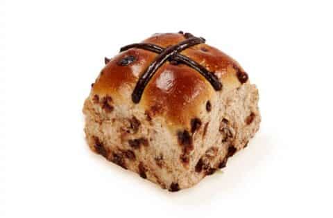 Choc Chip Hot Cross Bun - Bakers Delight New Zealand